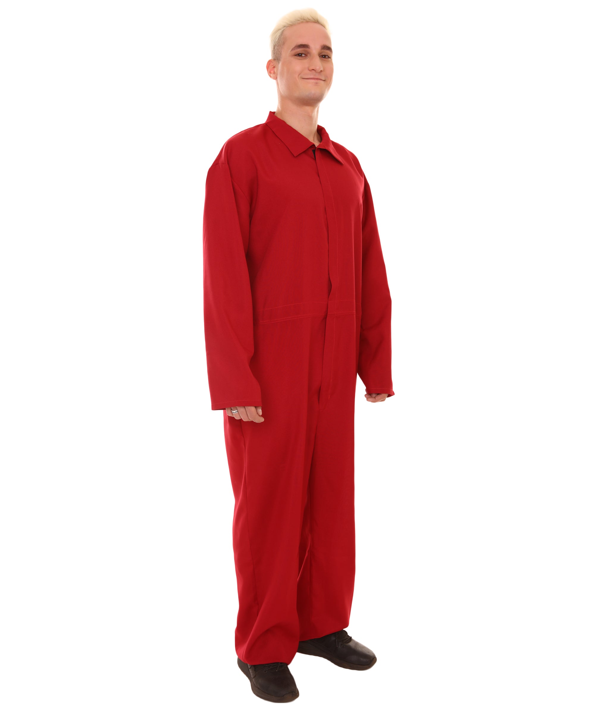 Adult Men's Masked Mad Costume | Red Cosplay Costume - HalloweenPartyOnline