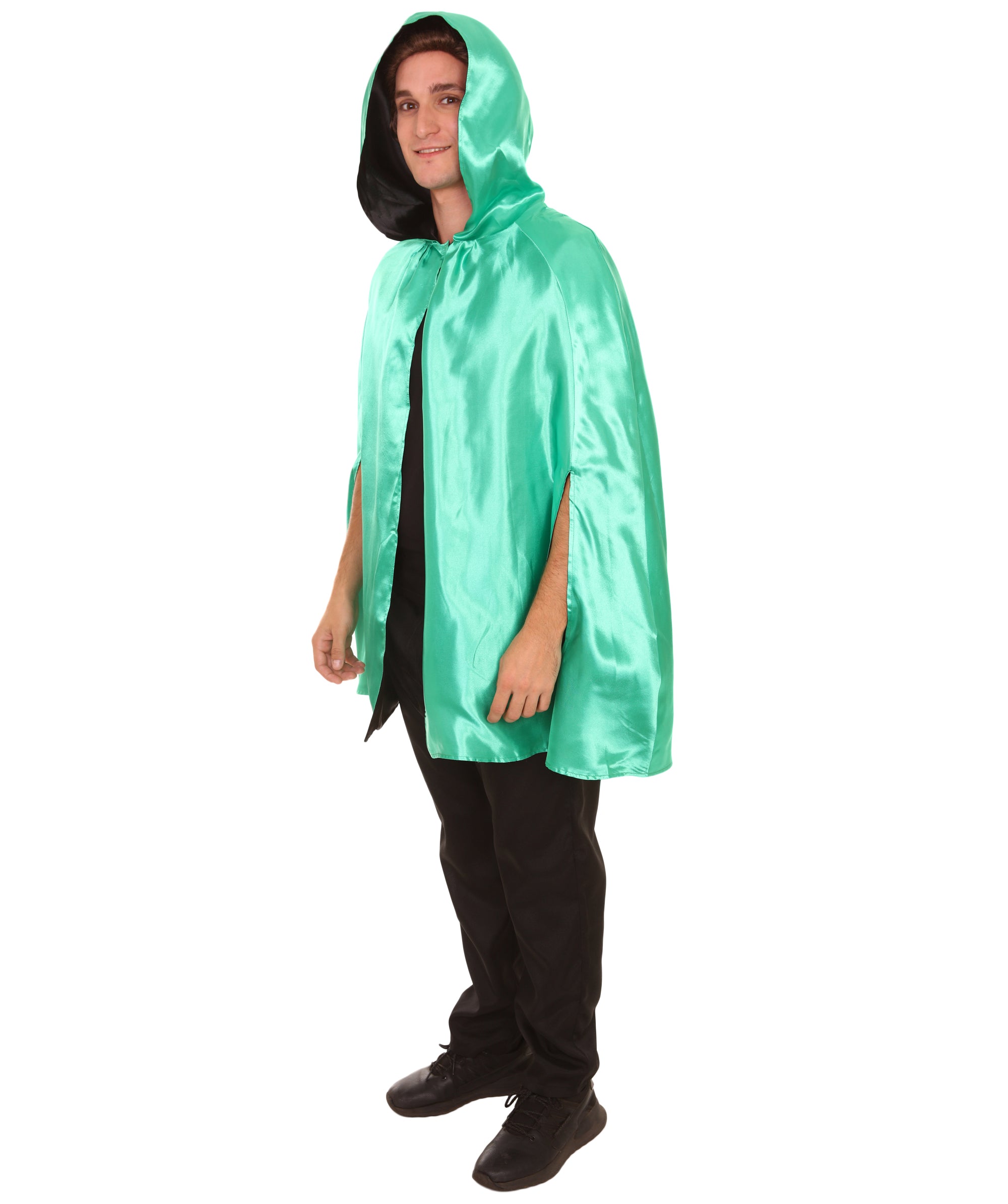 Adult Men's Reversible Hooded Short Cape Costume | HPO ...