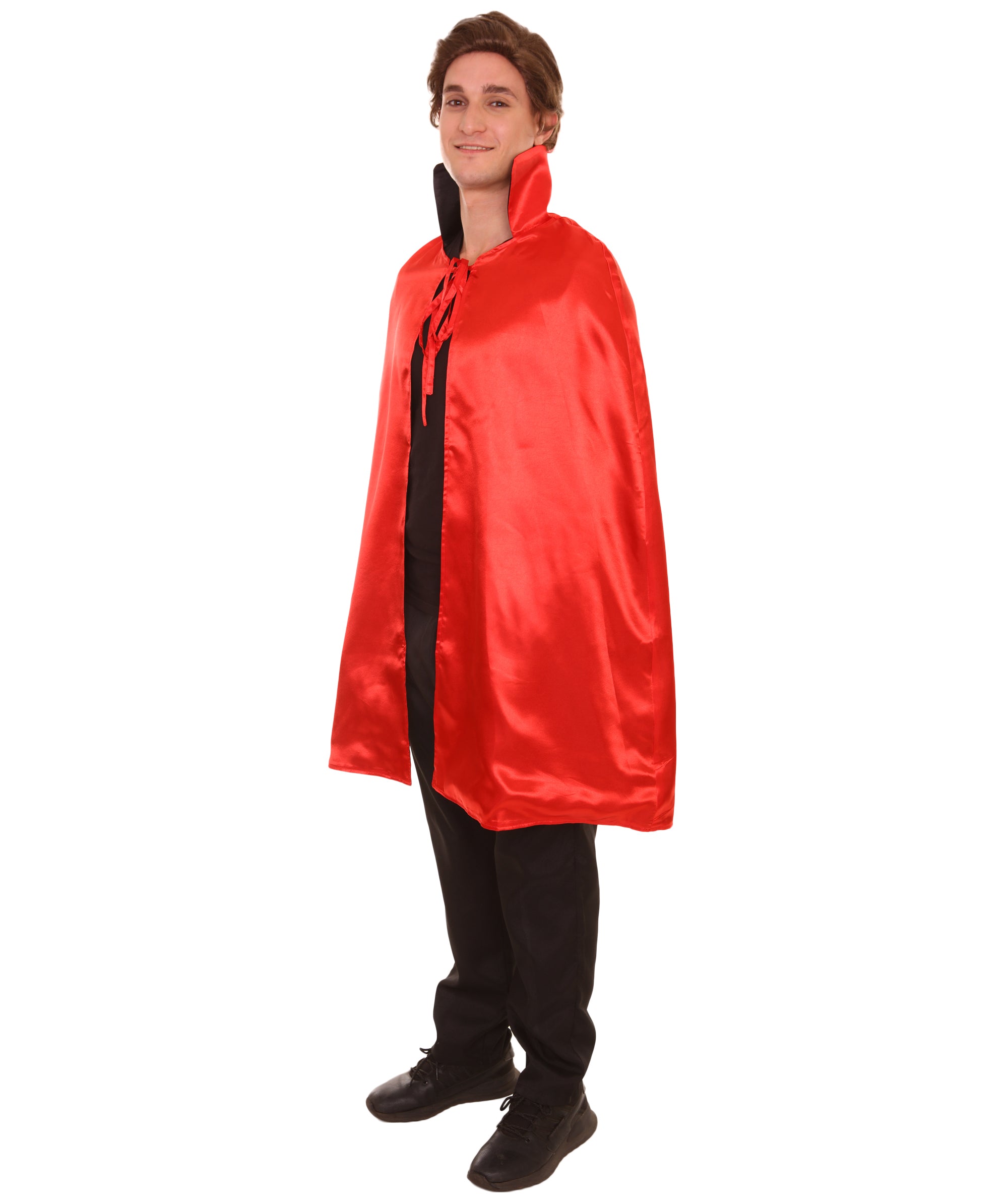 Adult Men's Reversible Vampire Cape Multiple Color Costume ...