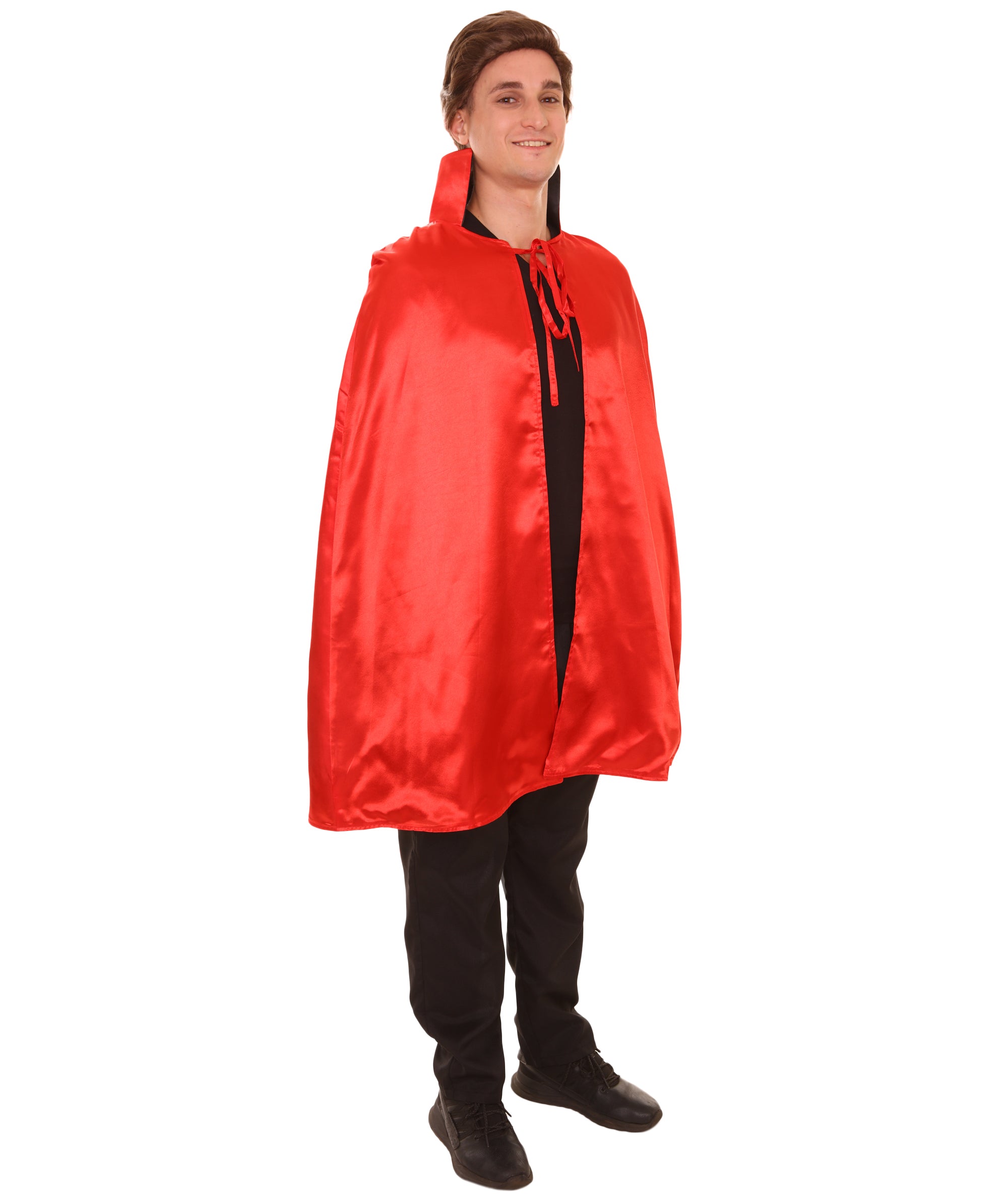 Adult Men's Reversible Vampire Cape Multiple Color Costume ...