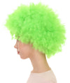Afro Clown Unisex Wig | Super Size Green Jumbo Party Halloween Wig ...