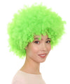 Afro Clown Unisex Wig | Super Size Green Jumbo Party Halloween Wig ...