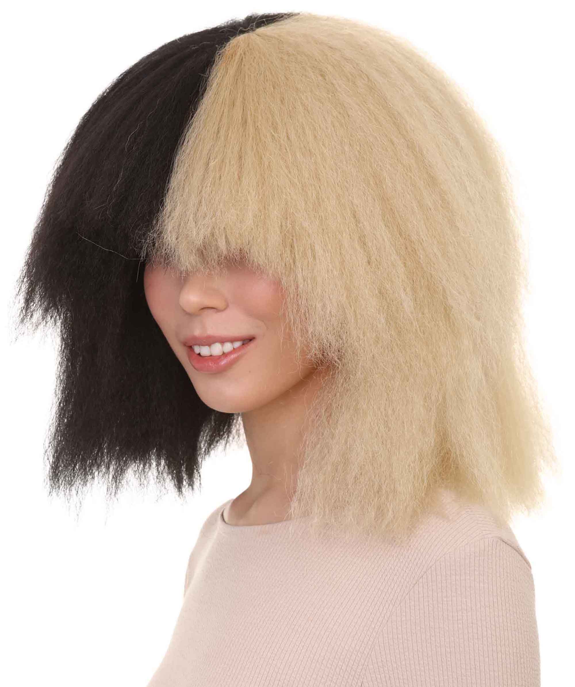 Australian Singer Women's Bob Wigs - Adult / Black & Blonde ...