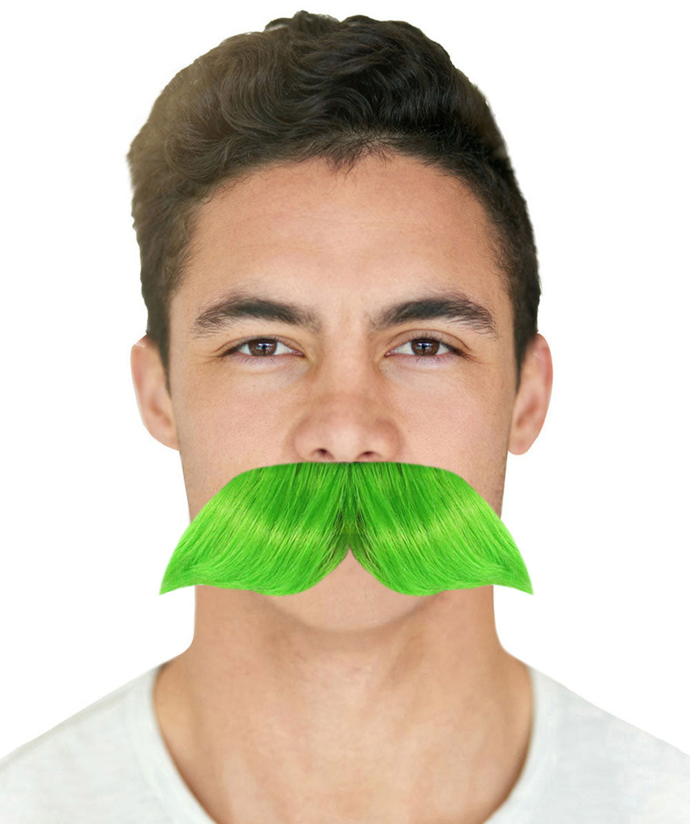 Best Men's Green Moustache | - HalloweenPartyOnline