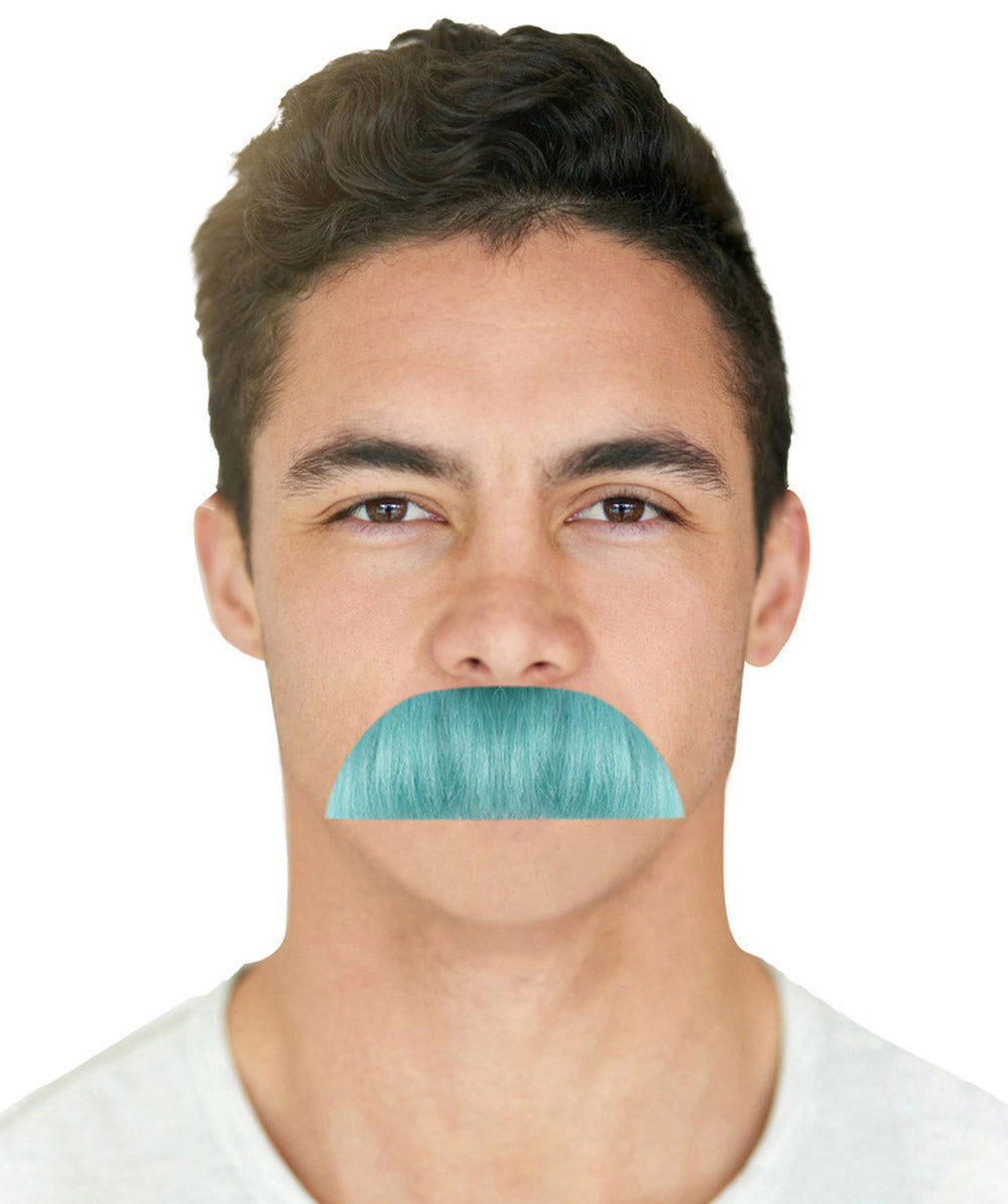 Blue Mustache | - HalloweenPartyOnline