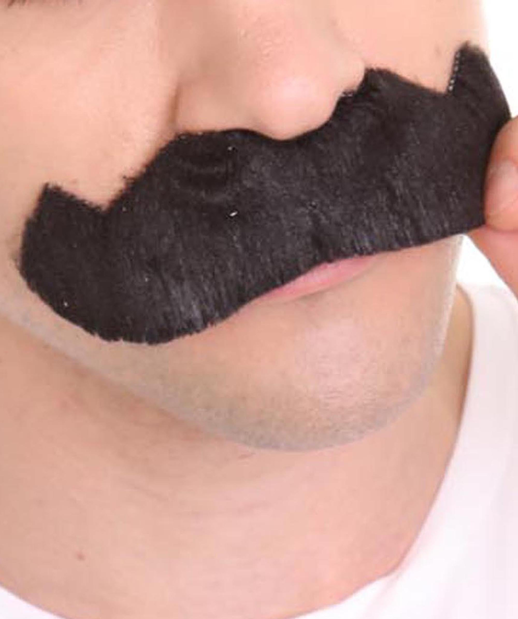 Extra Thick Blanker Mustache | - HalloweenPartyOnline