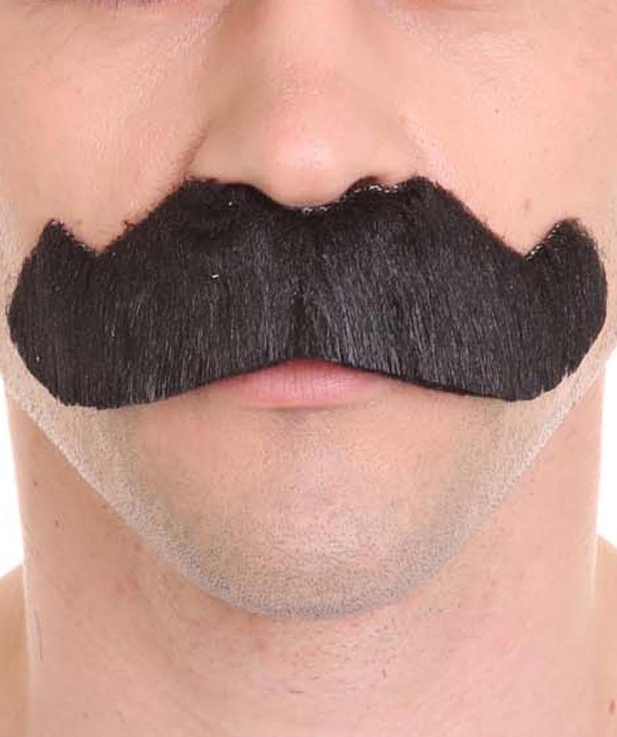 Extra Thick Blanker Mustache | - HalloweenPartyOnline