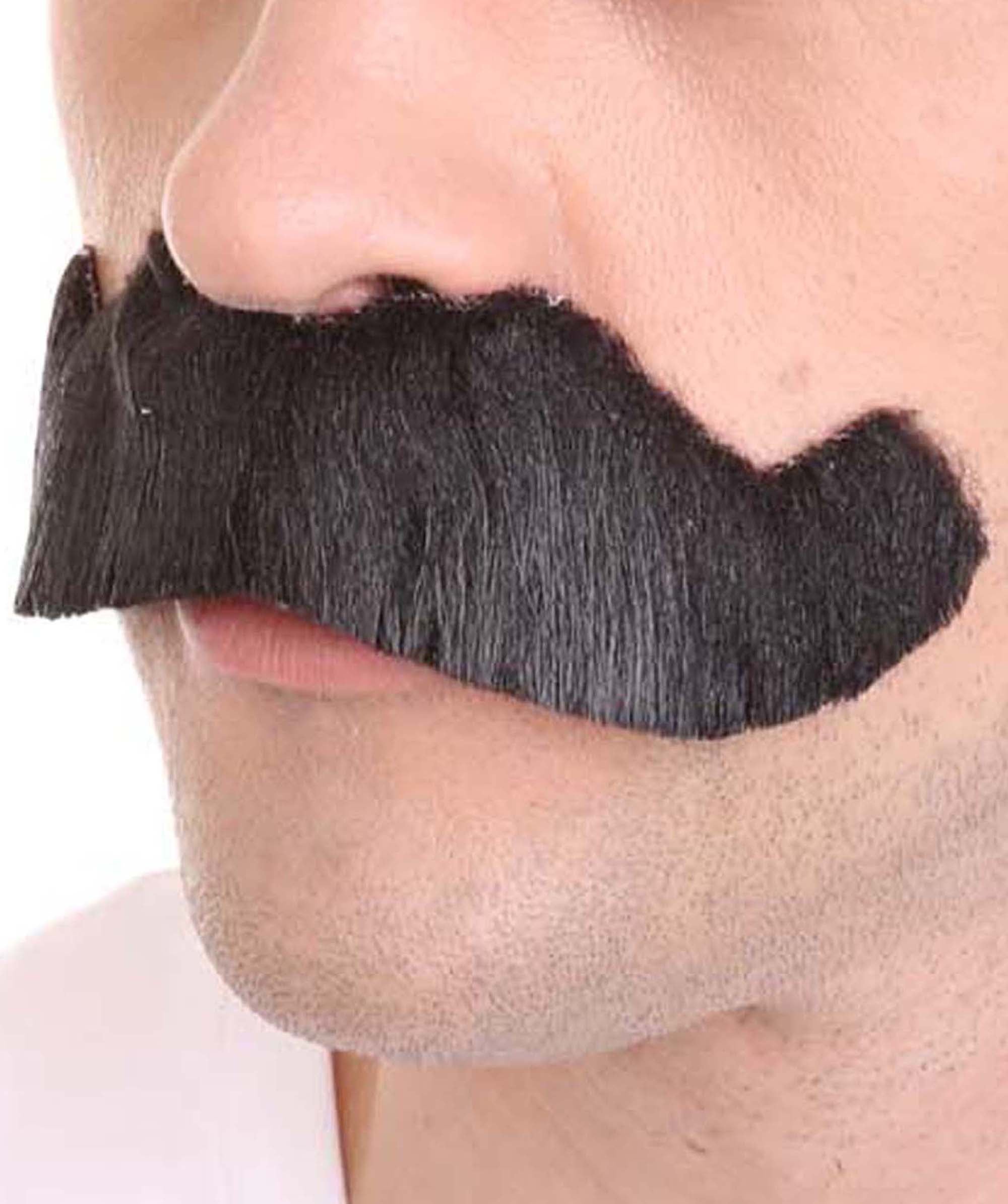Extra Thick Blanker Mustache | - HalloweenPartyOnline
