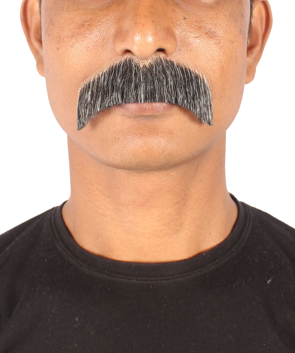 Facial Hair Mustache | Mix Grey Facial Hair - HalloweenPartyOnline