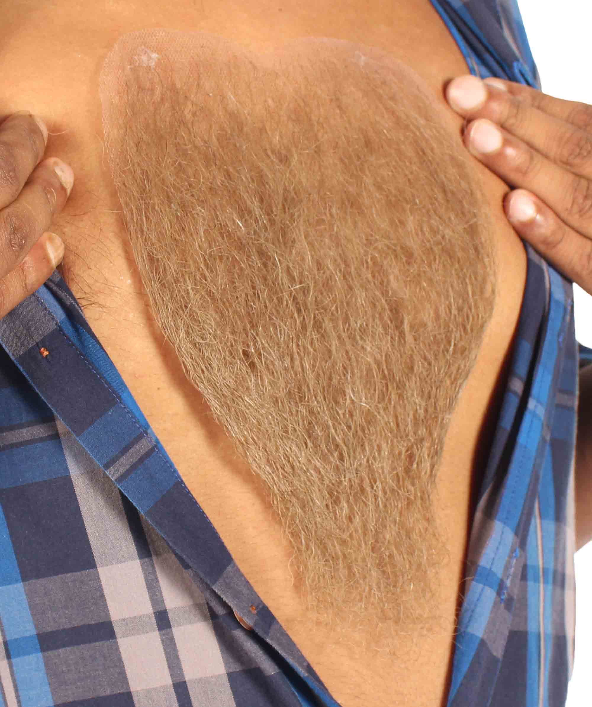 Men's Chest Hair | Human Hair | Multiple Color Options | HPO ...