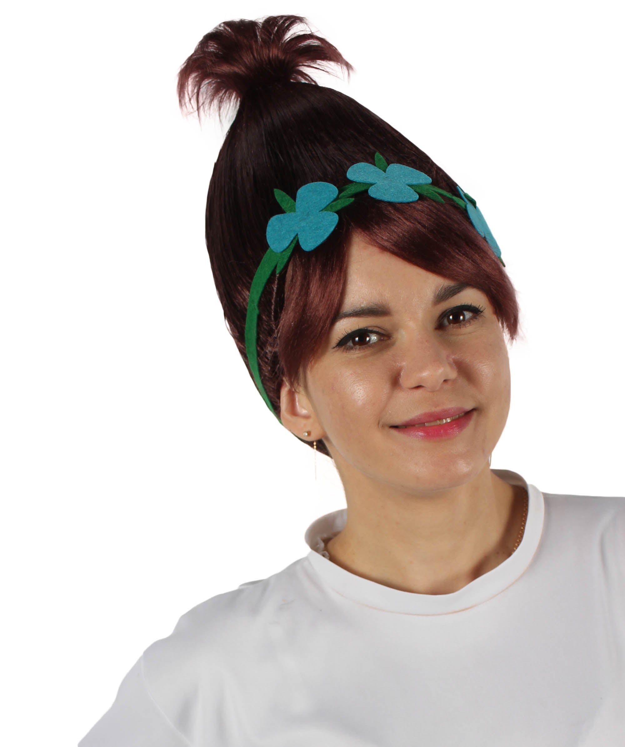 Princess poppy Troll wig | - HalloweenPartyOnline