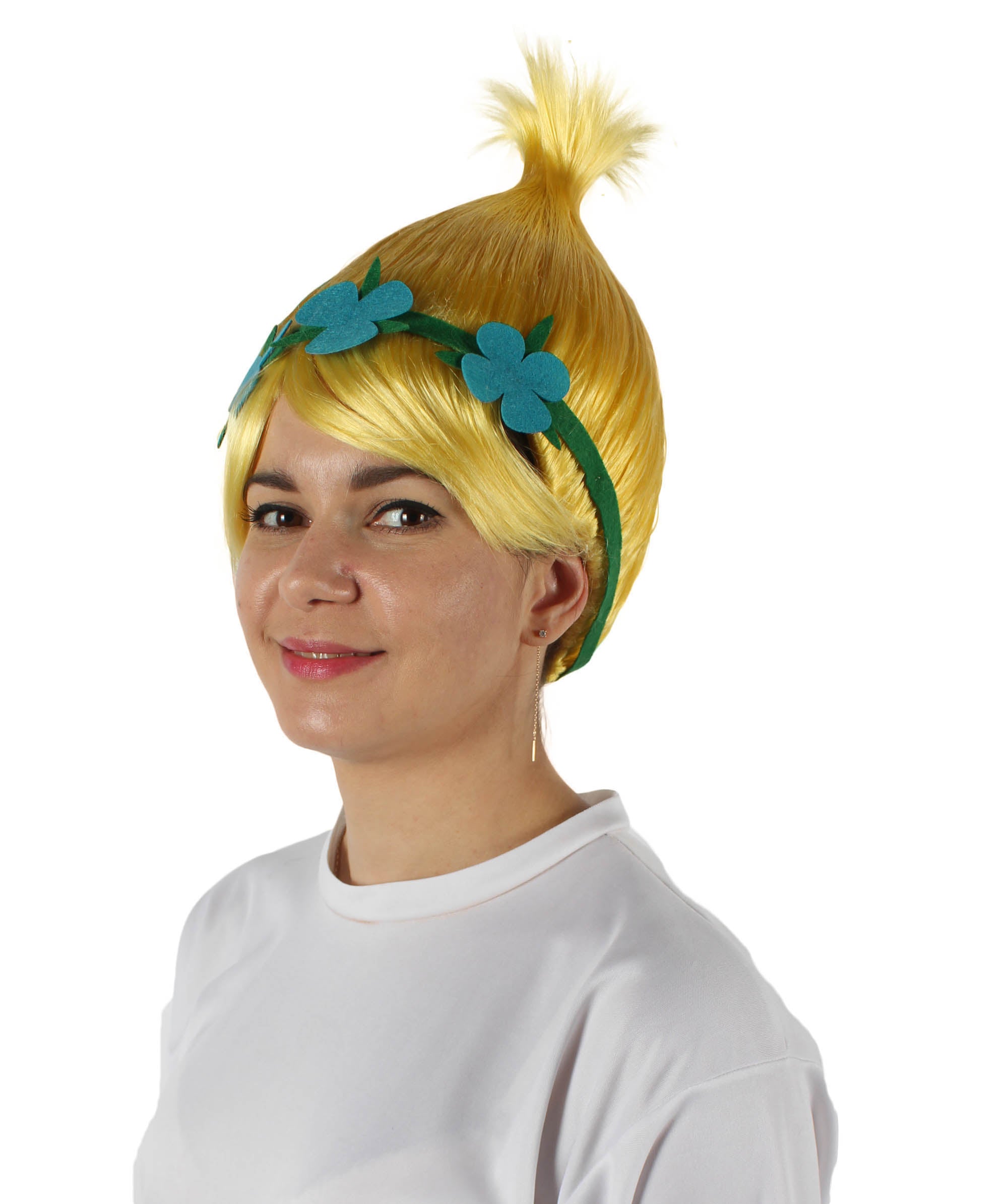 Princess poppy Troll wig | - HalloweenPartyOnline
