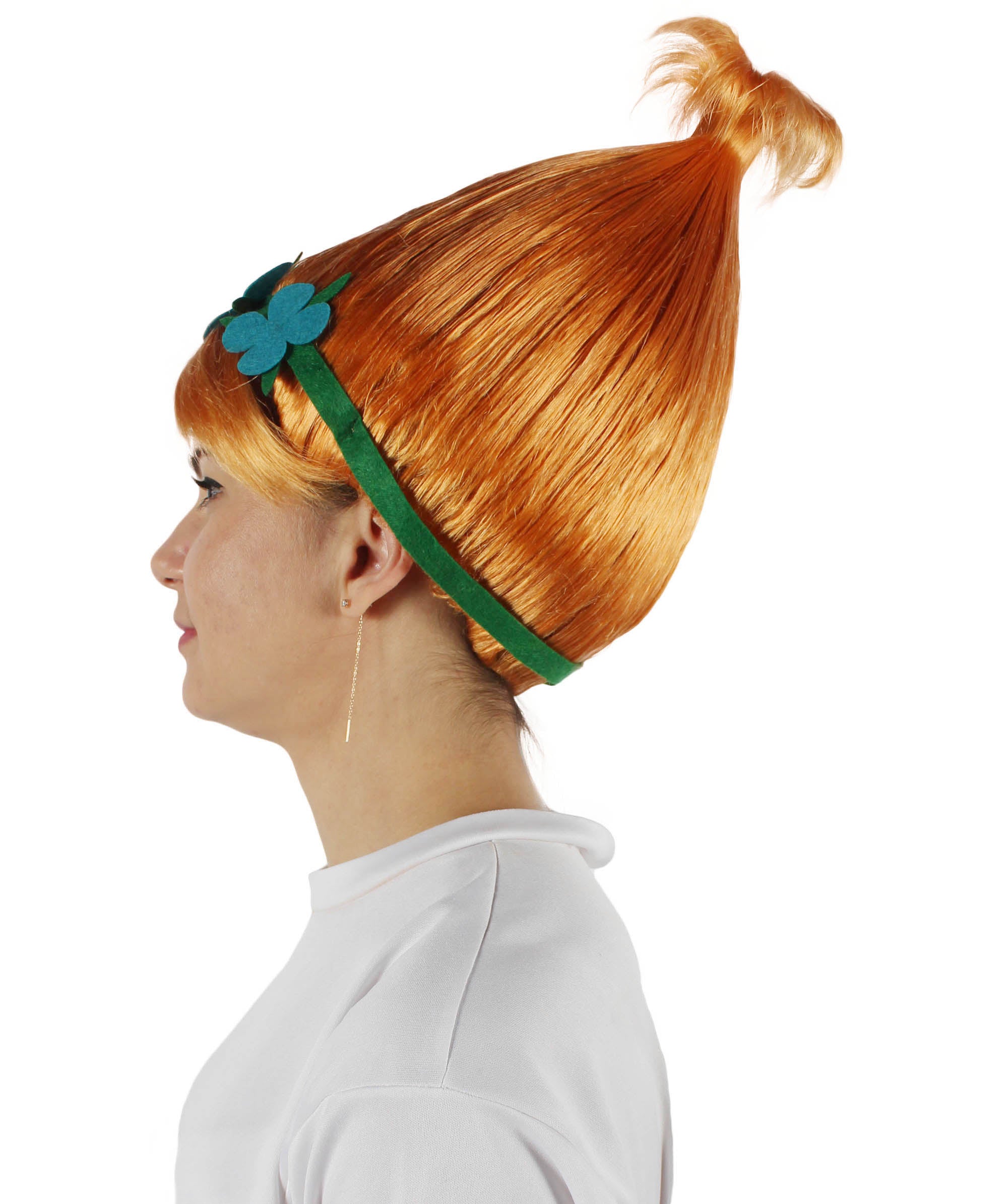 Princess poppy Troll wig | - HalloweenPartyOnline