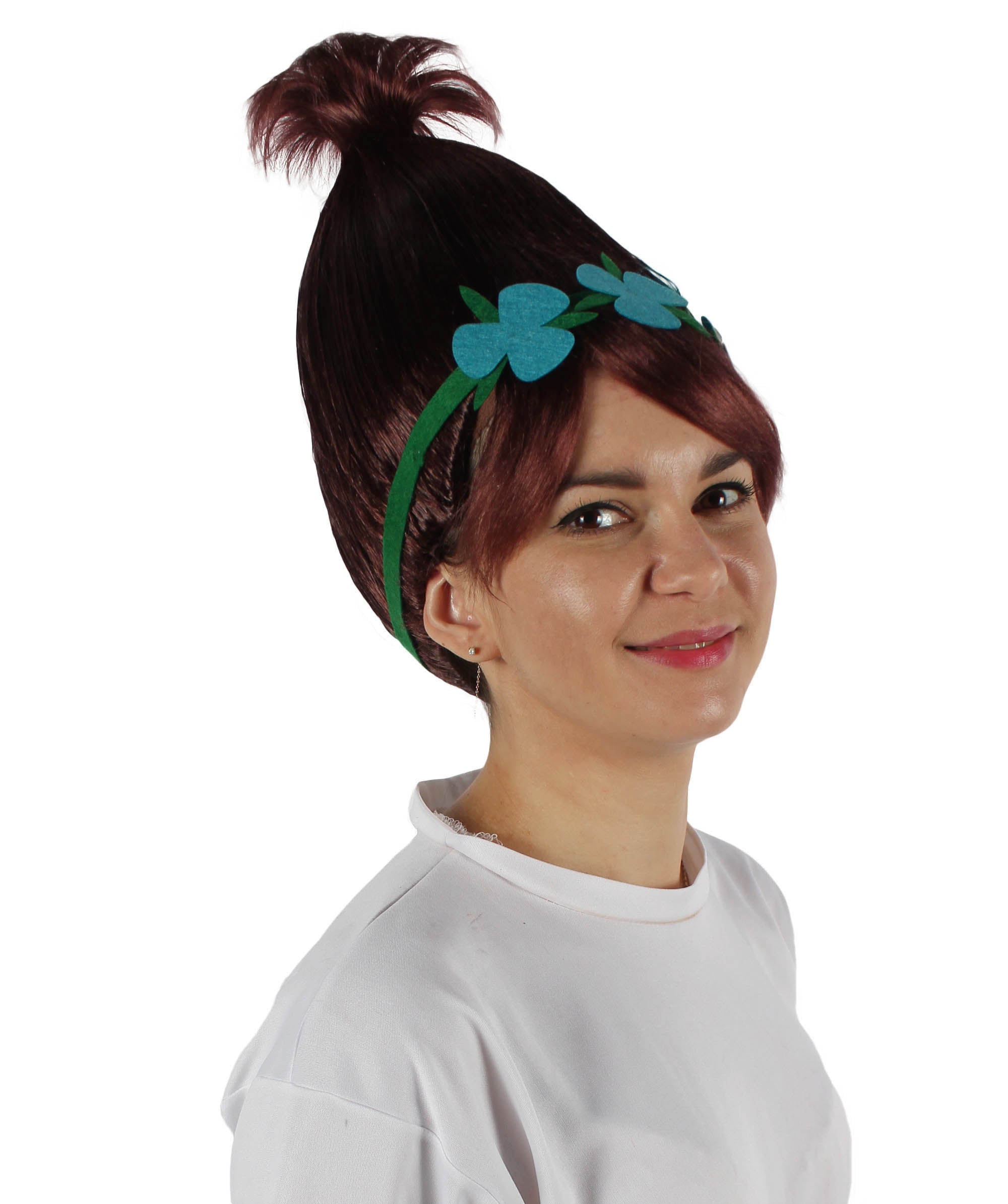 Princess poppy Troll wig | - HalloweenPartyOnline