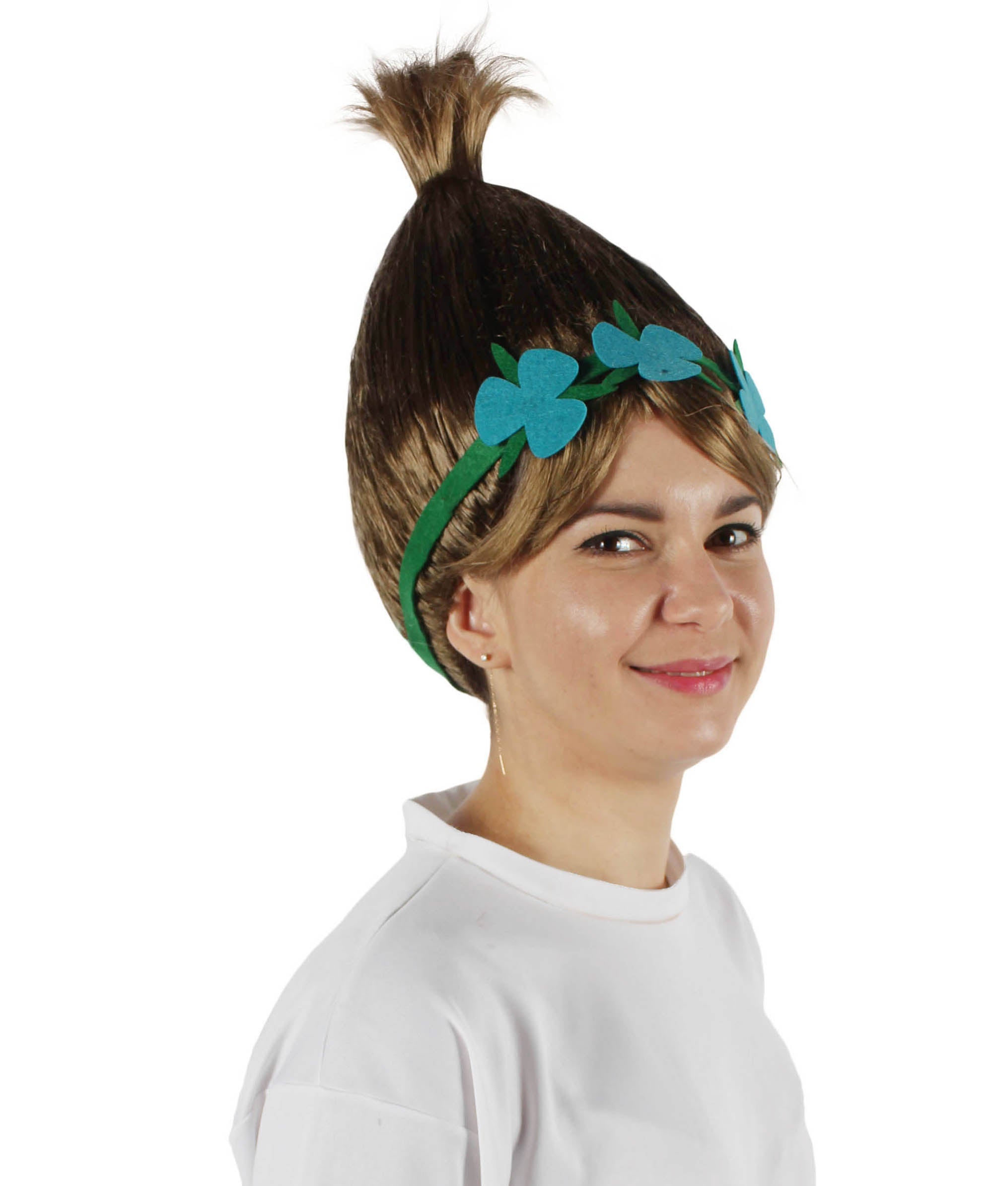 Princess poppy Troll wig | - HalloweenPartyOnline