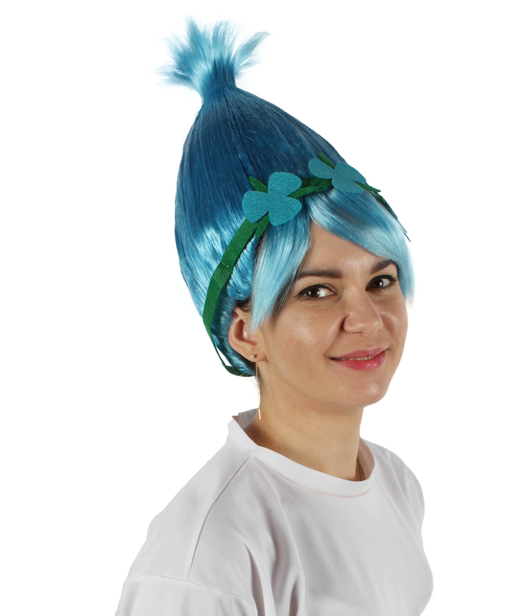 Princess poppy Troll wig | - HalloweenPartyOnline