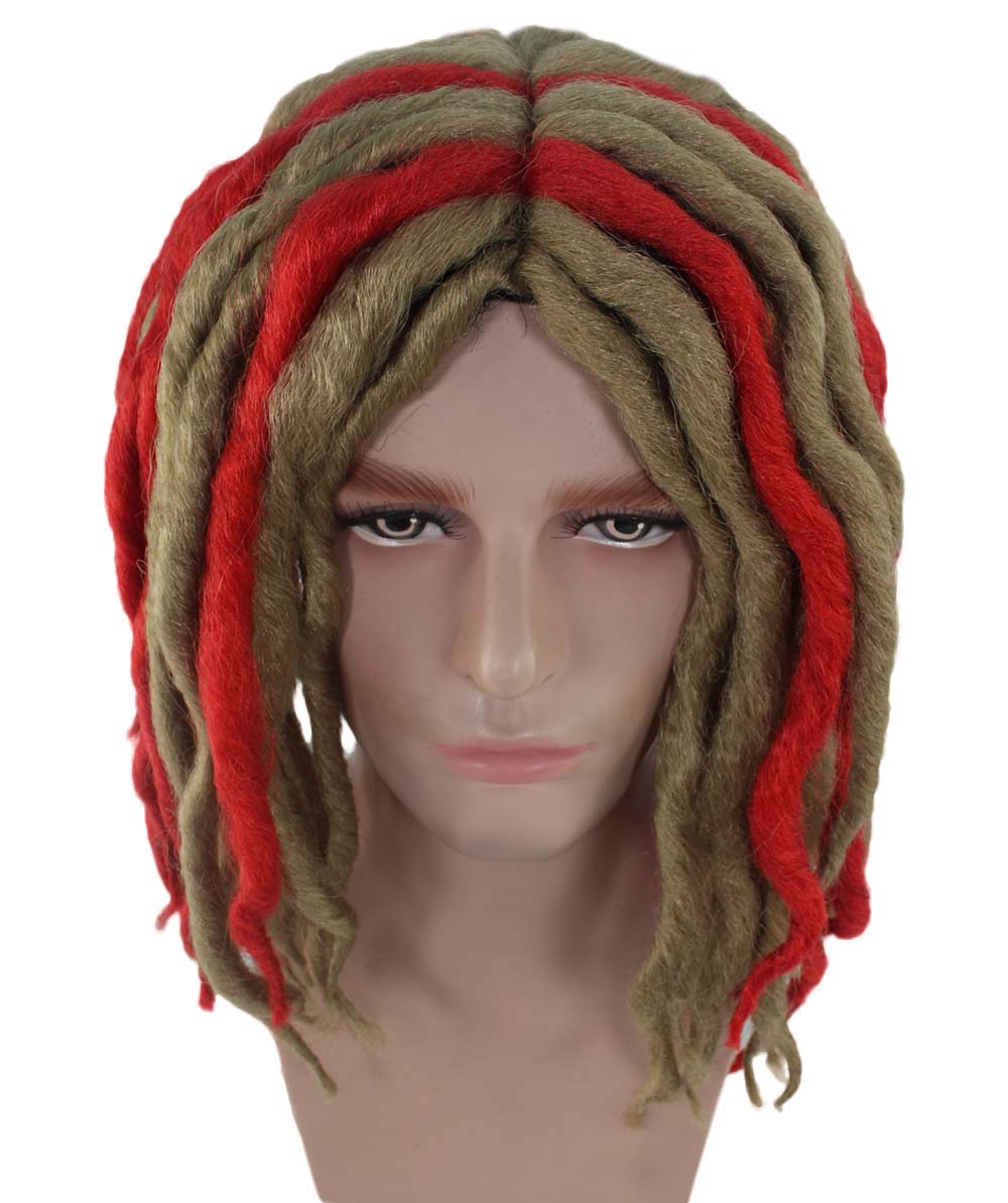 Red Dreadlock Wig - HalloweenPartyOnline