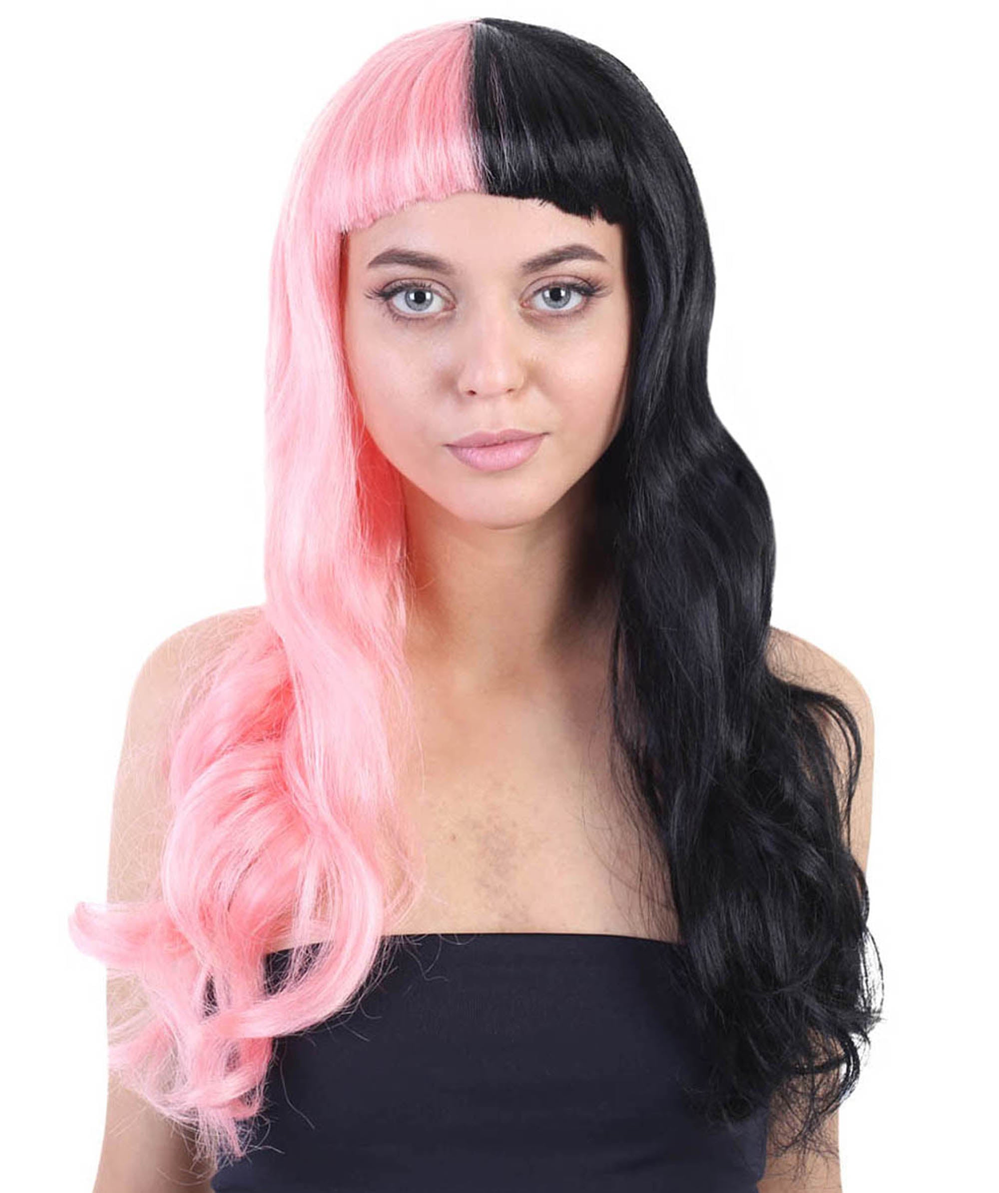 Singer Women's Wig - Adult / Pink and Black - HalloweenPartyOnline