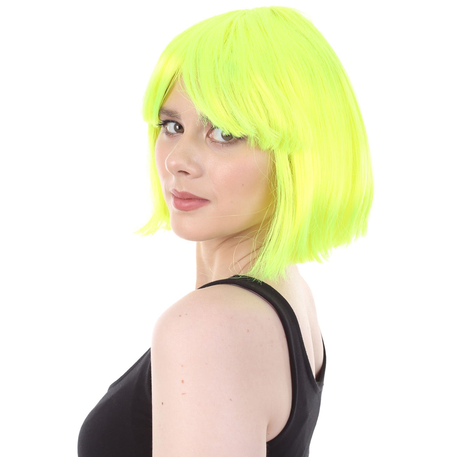 Flapper Green Bob Wig - HalloweenPartyOnline