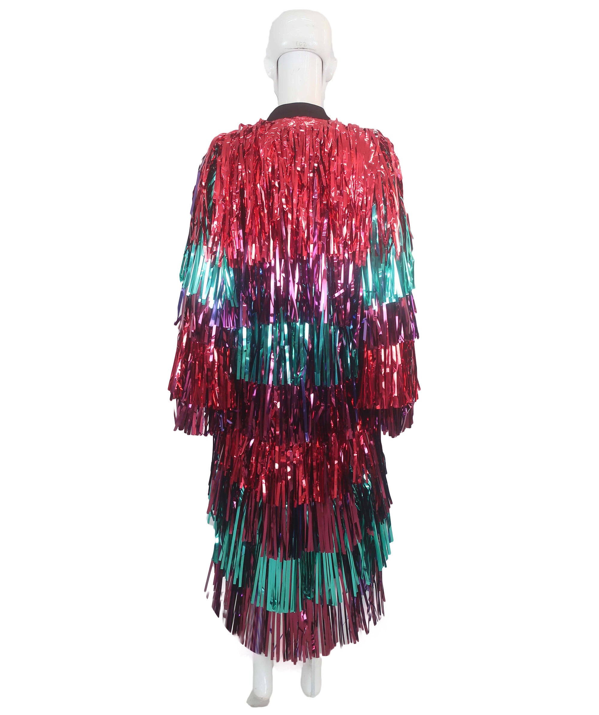 Loose Fit Tinsel Jacket - Small / Multicolor - HalloweenPartyOnline