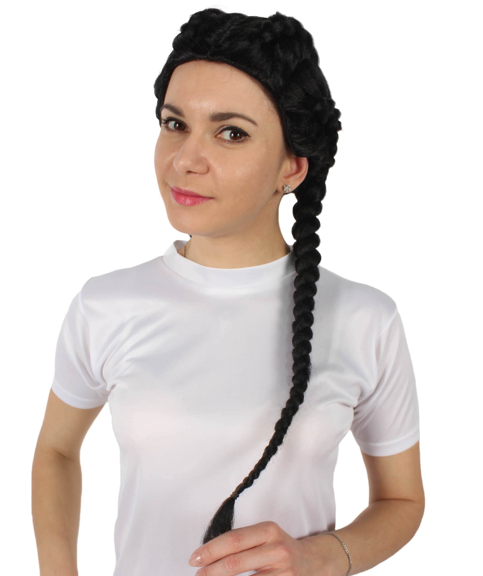 Adult Women’s Black Celebrity Kim Boxer Braid Wig - One Size / Black ...