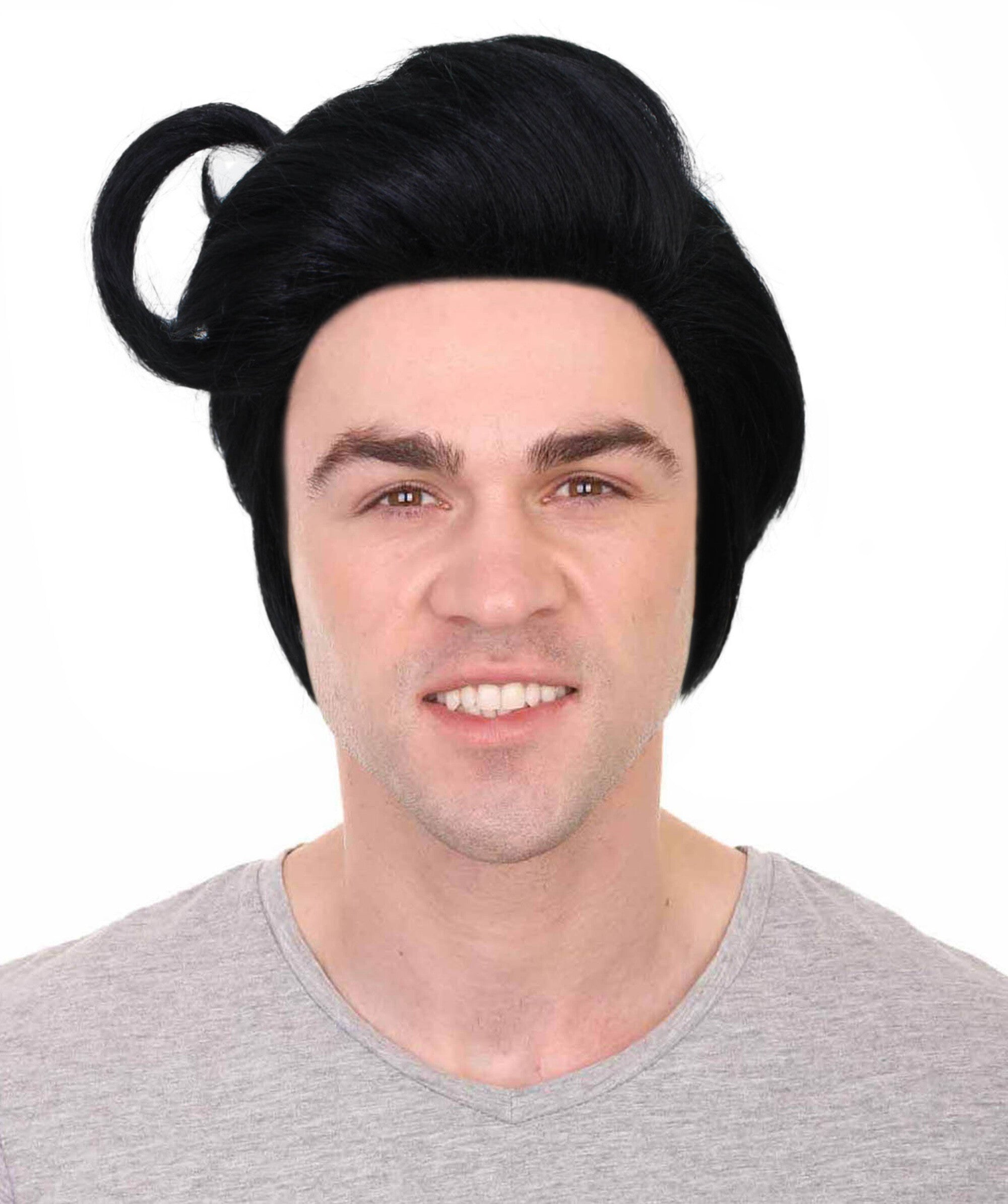 Adult Men's Singer Black Cosplay Wig | - HalloweenPartyOnline