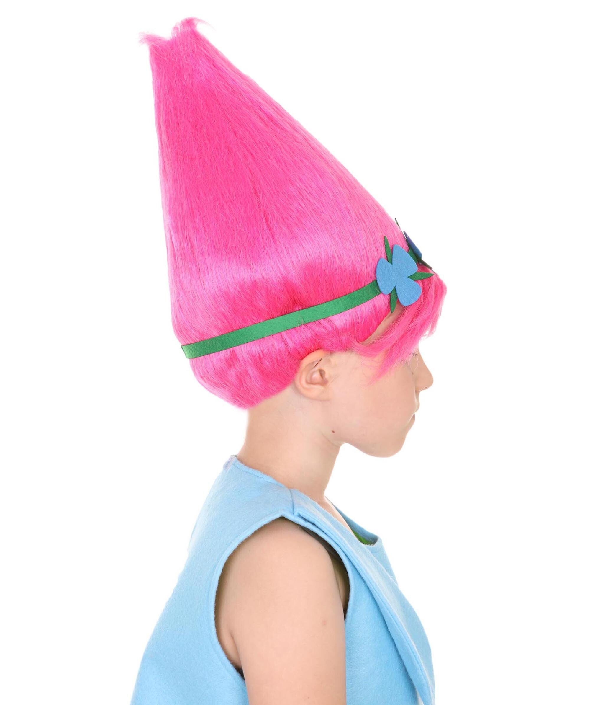 Princess poppy Troll wig | - HalloweenPartyOnline