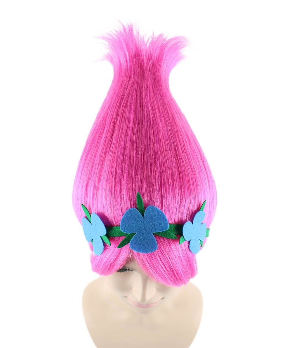 Princess poppy Troll wig | - HalloweenPartyOnline