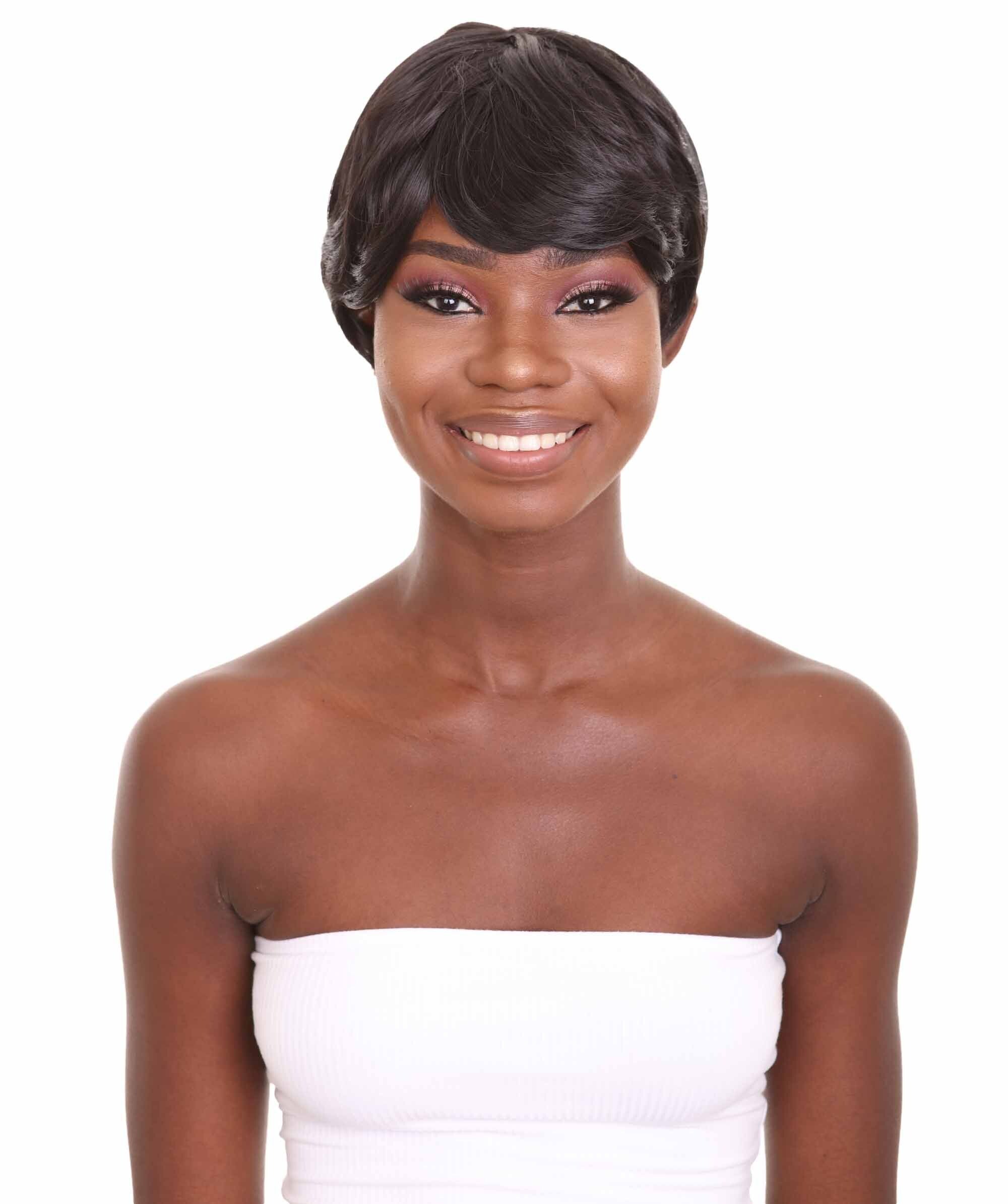 Nunique Women's 10" in. Capless Cap Heat Resistant Iconic Short Pixie ...